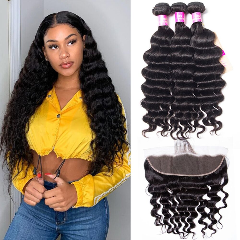3 Bundles with Frontal - Tinashe Hair