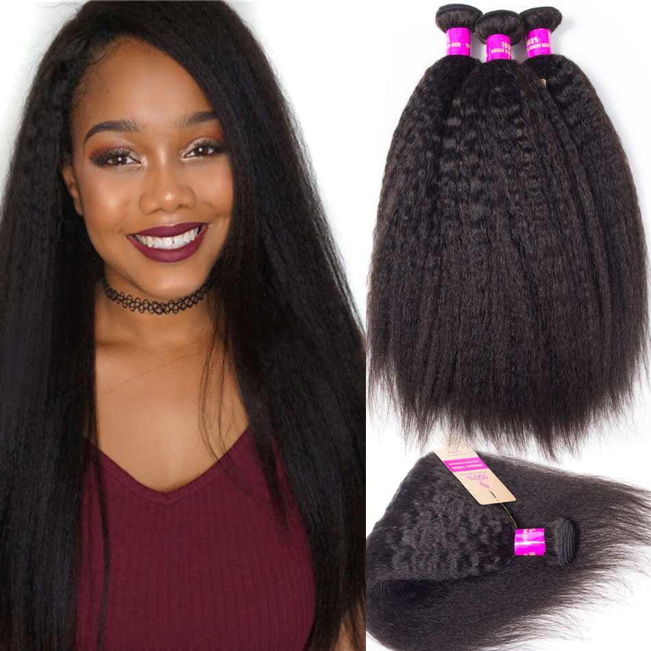 8A Beauty Kinky Straight Hair Yaki Hair Bundles Wholesale | Tinashehair